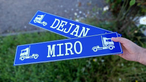 Ukrasne tablice sa imenima tablica auto ime kamion - Sve ostalo - Razni ...