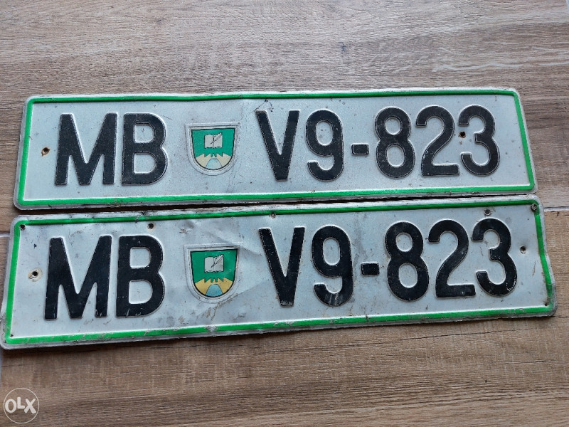REGISTARSKE TABLICE.PAR. - Tablice za vozila - OLX.ba