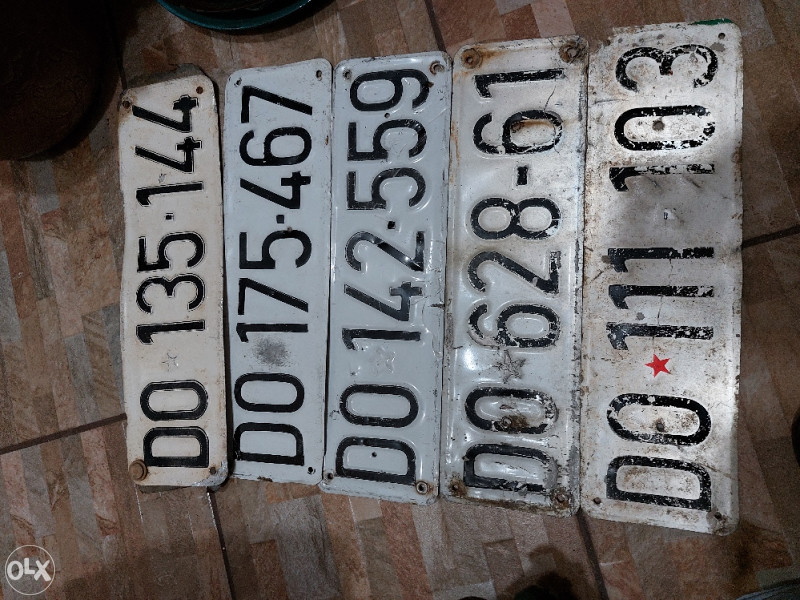 REGISTARSKE TABLICE.5.KOMADA.DOBOJ. - Tablice za vozila - OLX.ba