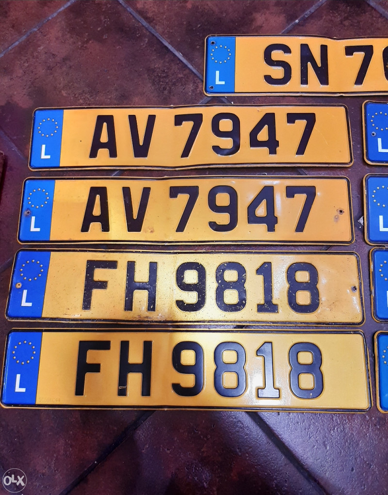 Stare tablice Luksemburg - Tablice za vozila - OLX.ba