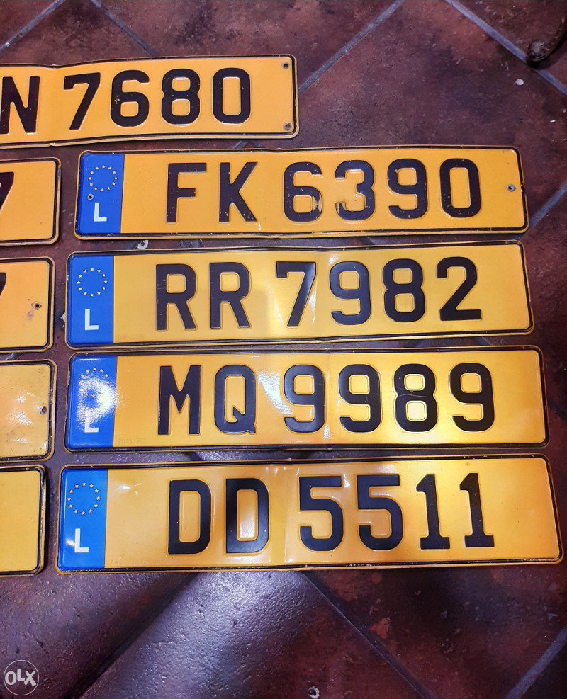 Stare tablice Luksemburg - Tablice za vozila - OLX.ba