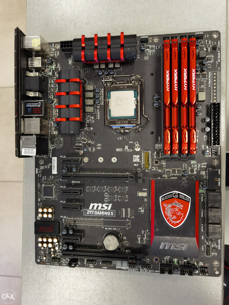 Maticna MSI Z97 GAMING 5 /16GB RAM/ i7 4770 - Matične ploče - OLX.ba