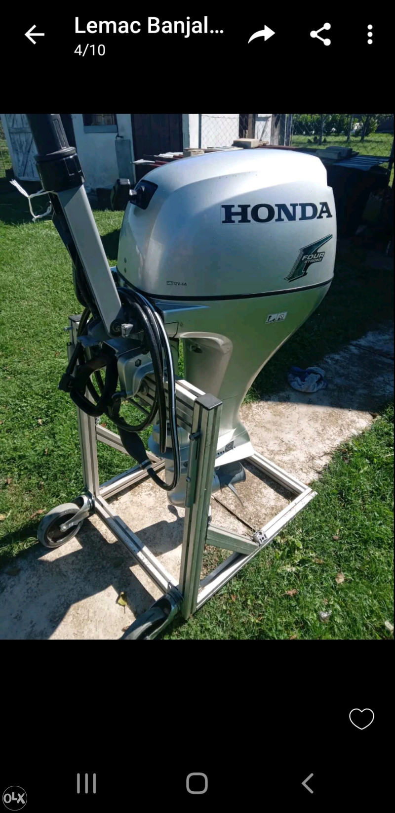 Motora za camac Honda 20ks 2010go kao nov vrlo malo kor - Vozila ...