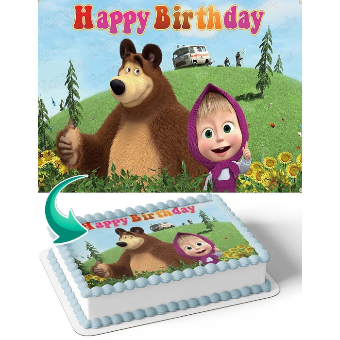 Maša i medo jestive slike za torte - Kolači i torte - OLX.ba