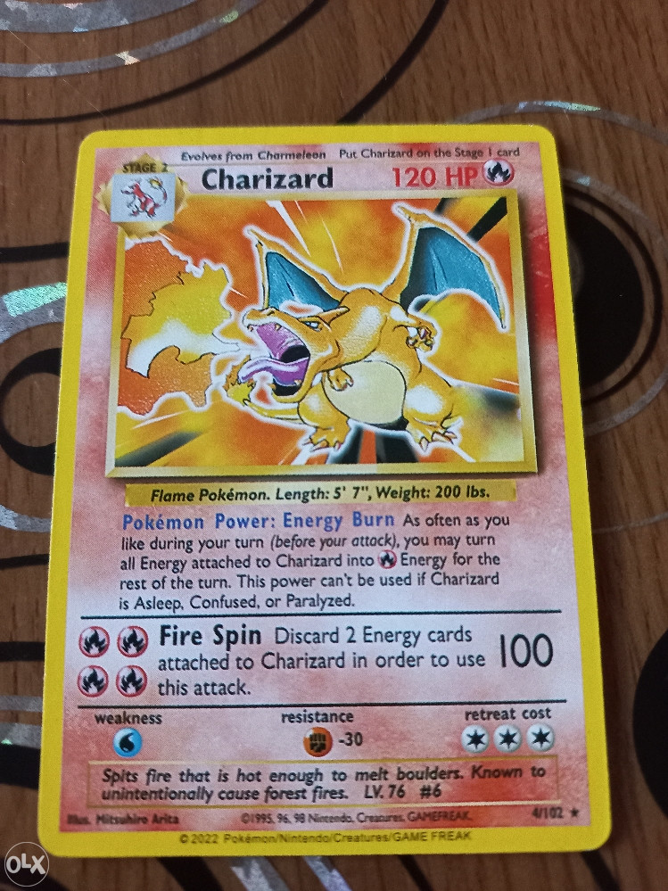 pokemon kartica charizard - Karte - OLX.ba