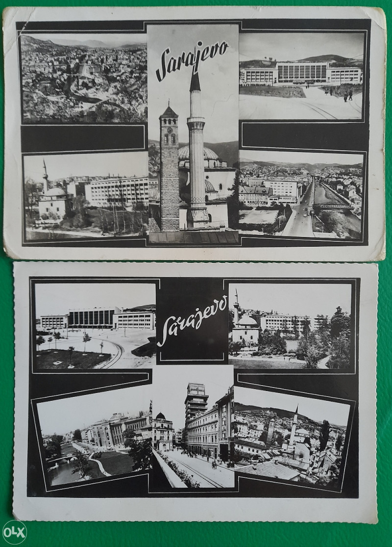 Razglednice Sarajevo 1962/1963. (3 kom) - Razglednice - OLX.ba