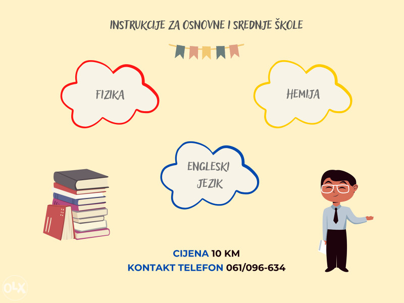 Instrukcije za osnovne i srednje škole - Servisi i usluge - Instrukcije ...