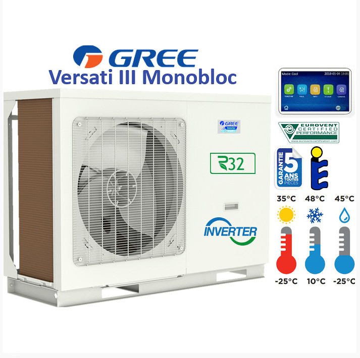 GREE TOPLOTNA PUMPA VERSATI II-III - Toplotne pumpe/Dizalice toplote - OLX.ba