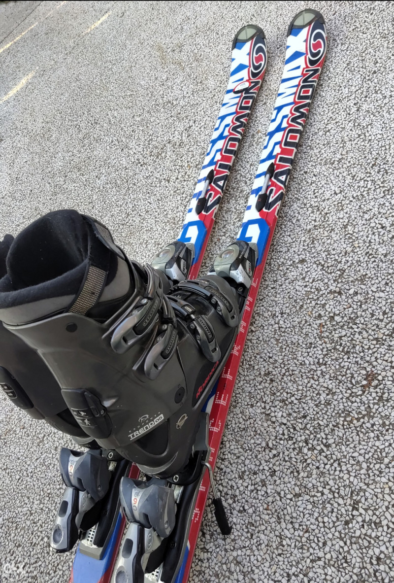 Skije Salomon, pancerice Nordica, štapovi Elan - Skije - OLX.ba