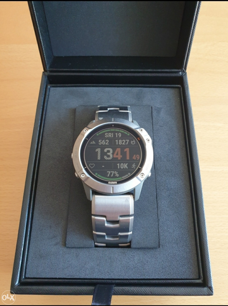 Garmin Fenix 6x Pro Solar 51mm Titanium - Smartwatch (pametni satovi ...