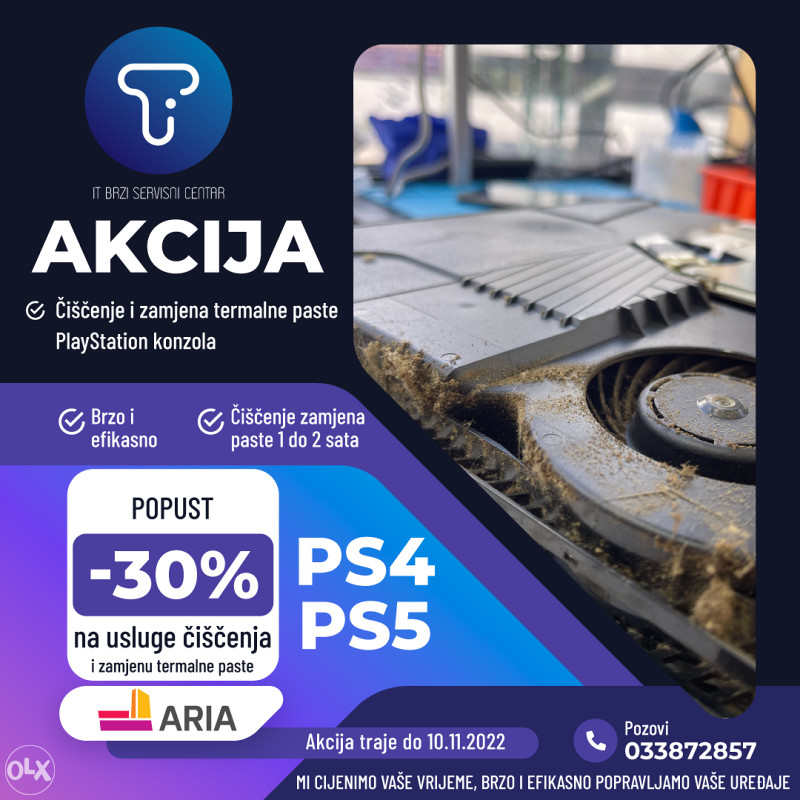 SERVIS PLAYSTATION PS5 PS4 PS3 ARIA CENTAR - BBI CENTAR - Servis ...
