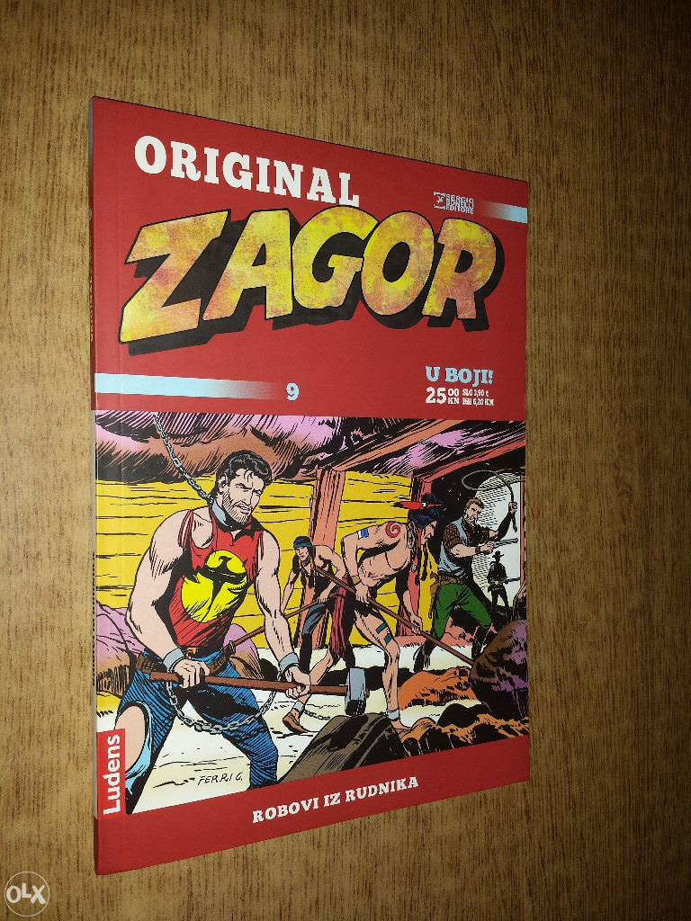 Zagor Original 9. Robovi iz rudnika - U BOJI - (Ludens) - Stripovi - OLX.ba