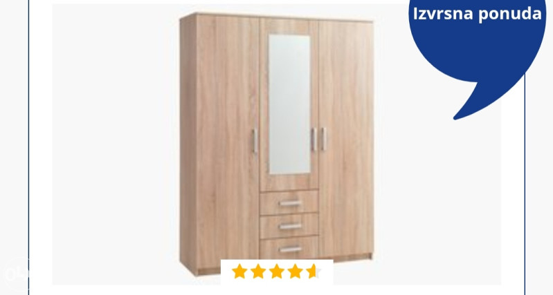 Ormar plakar trokrilni - Plakari - OLX.ba