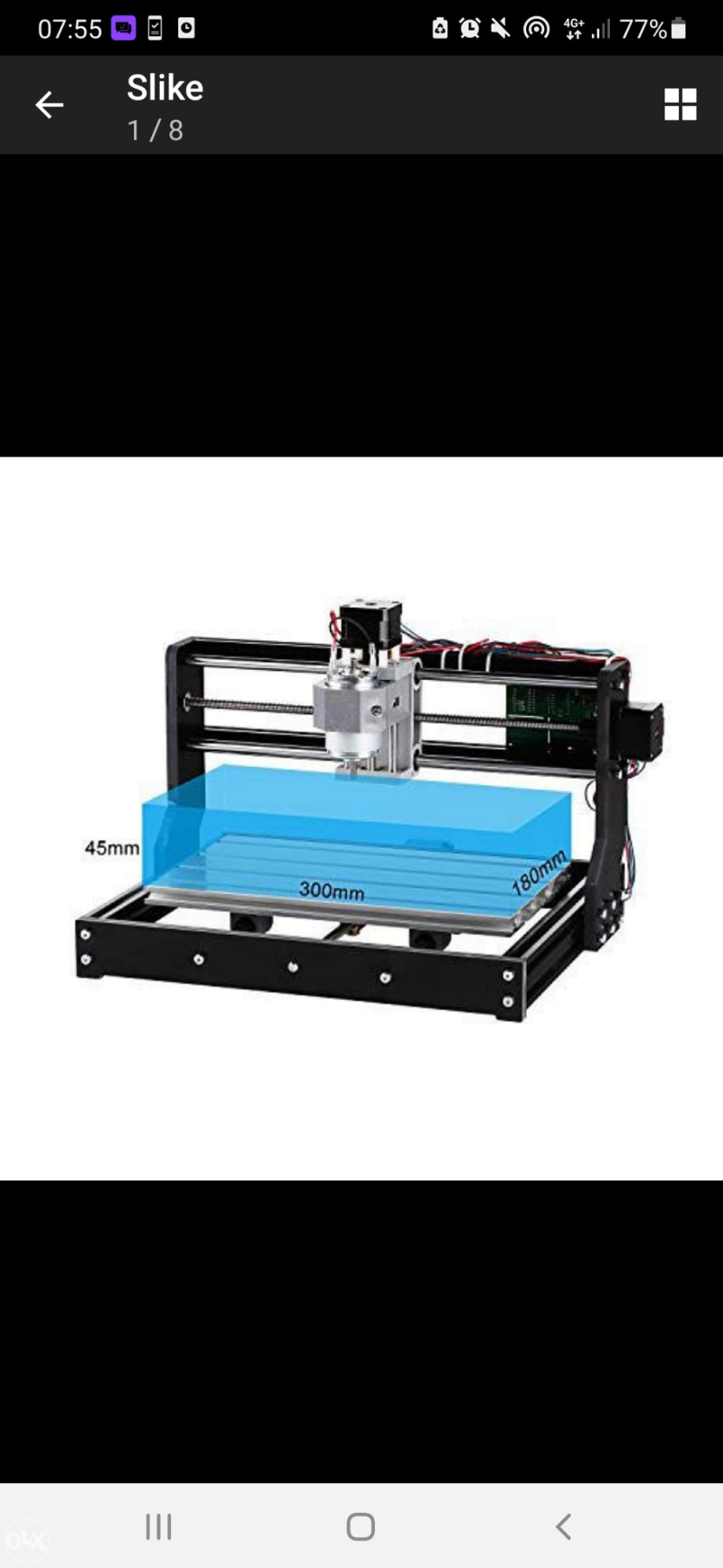 CNC 3018 Frezer za drvo aluminijum ... - Strug/Glodalice/Frezeri - OLX.ba