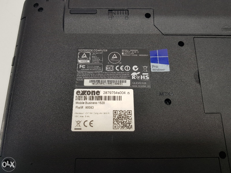 Laptop Clevo ExOne (i7 4702QM/16GB/500GB SSD/3h) - Laptopi - OLX.ba