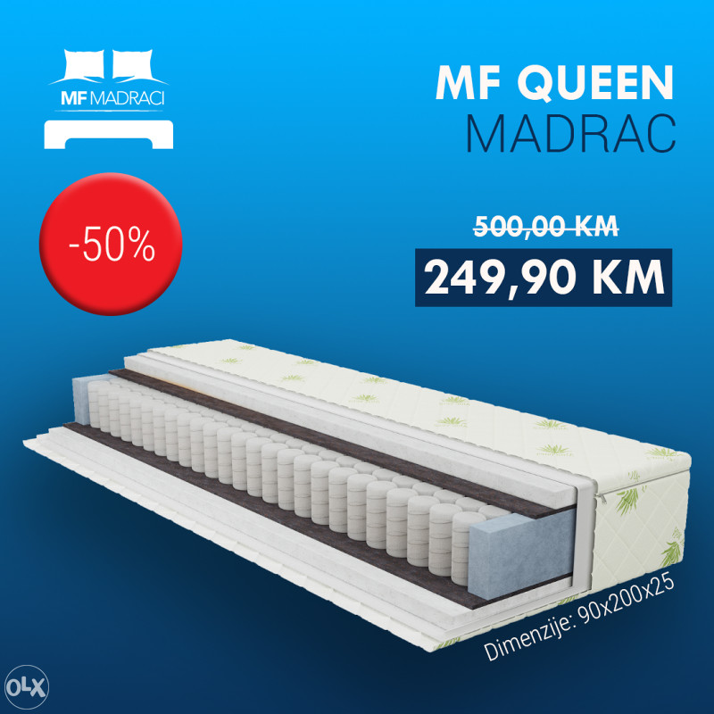 Madrac Madraci Dusek Duseci MF QUEEN 90x200x25 - Madraci - OLX.ba