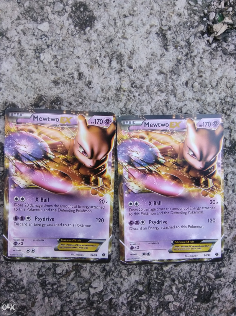 2X MEWTWO EX POKEMON - Sličice i albumi - OLX.ba