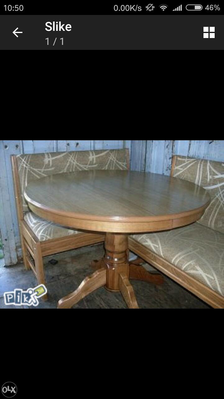 Sto okrugli - Trpezarijski stolovi - OLX.ba