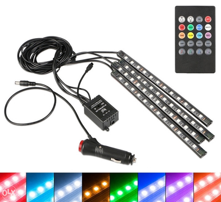Led Traka za Auto 4/1 RGB SAMOLJEPLJIVA - Tuning - OLX.ba
