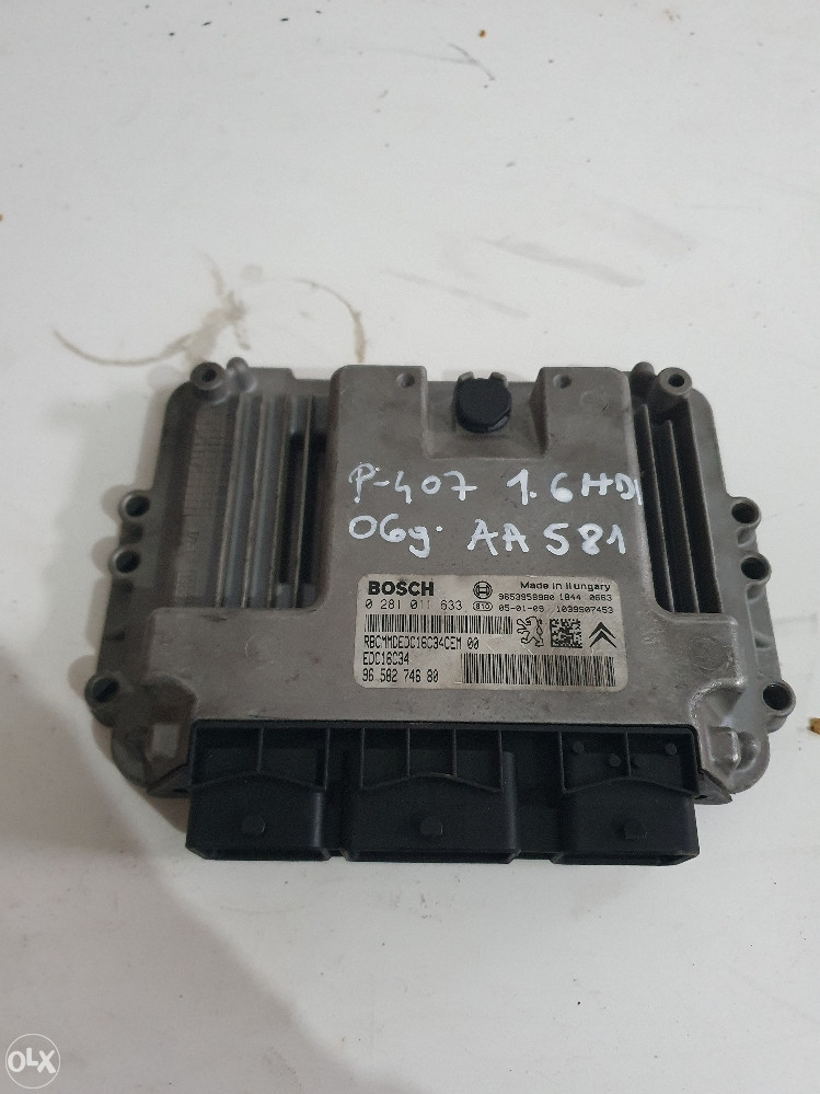 Elektronika motora Peugeot 407 1.6 D 9658274680 AA 581 - ECU jedinice ...