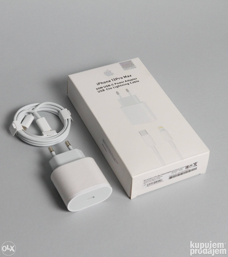 Kucni Punjac Iphone 25W USB-C Type C 2in1 Original - Punjači - OLX.ba