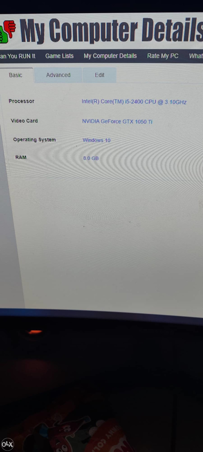 Gaming PC; i5-2400 CPU 3.10GHz; GTX 1050 Ti; 8 RAM; - Desktop Računari - OLX.ba