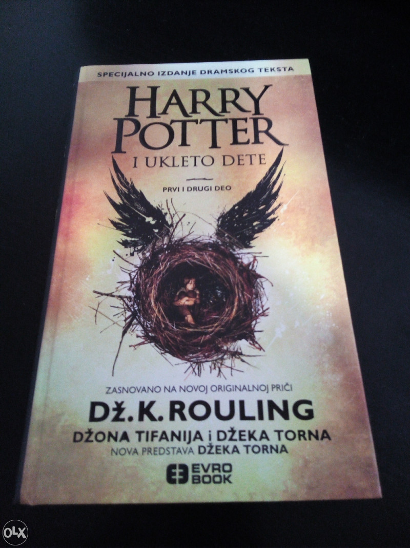 Harry Potter i UKLETO DETE Prvi i drugi deo ,HARI POTER - Literatura ...