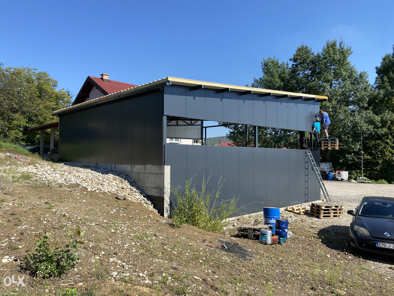 Paneli krovni i zidni sendvic - Fasade i izolacije - OLX.ba