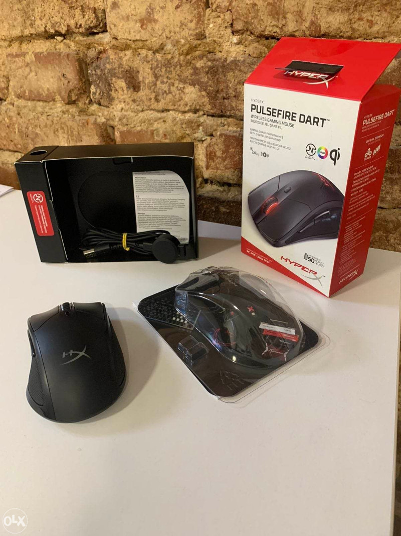 Miš HYPERX PULSEFIRE DART wireless, RGB - Miševi - OLX.ba