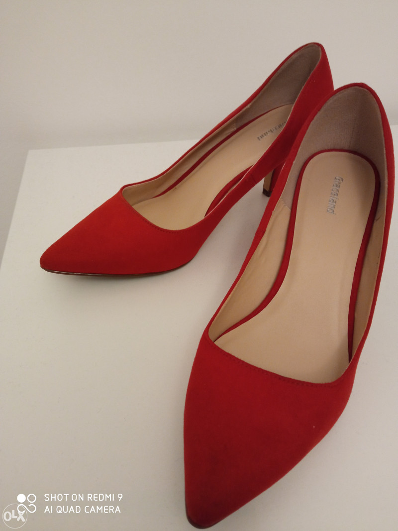 Salonke, crvene boje, veličina 40 - Štikle - OLX.ba
