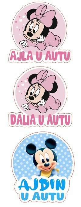 Naljepnica beba u autu, sa imenom - Ostalo - OLX.ba