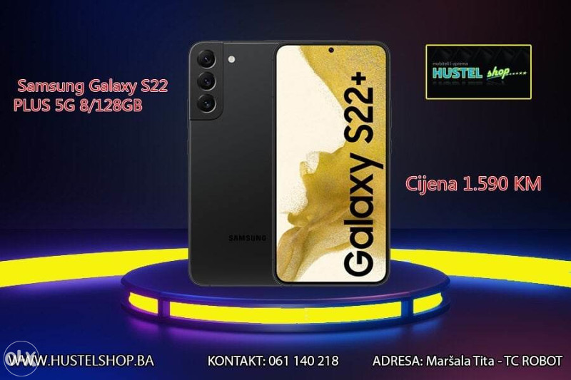 Samsung Galaxy S22 PLUS 5G 8/128GB - Mobiteli - OLX.ba