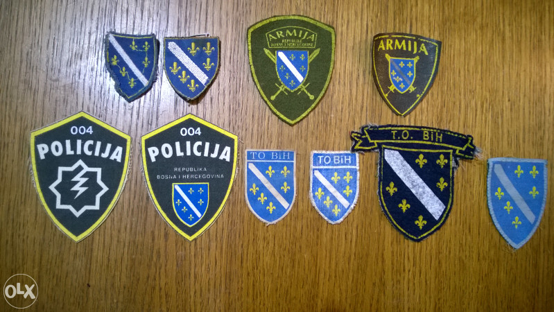 Ratni amblemi ARBiH - RJETKO !!! - Vojne i policijske oznake - OLX.ba