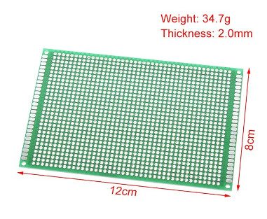 PCB ploča 8x12cm eksperimentalna DIY obostrana - IoT - OLX.ba