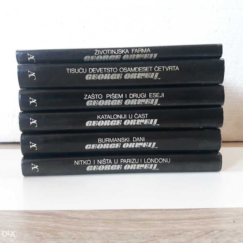 Knjiga, knjige Komplet 1-4 George Orwell - Džordž Orvel - Beletristika ...