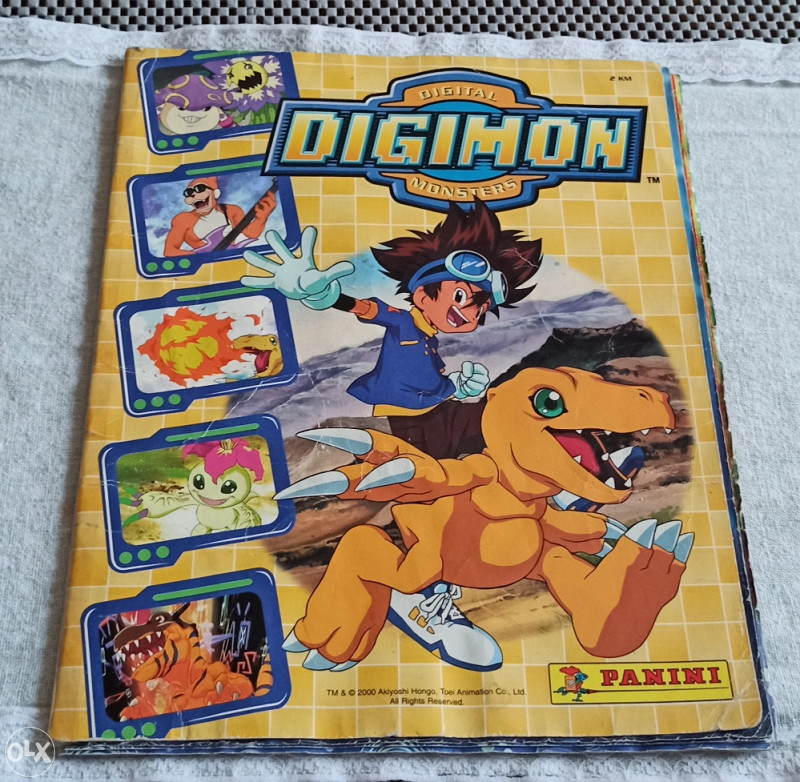 Digimon Panini album za sličice - pun - Kolekcionarstvo - Sličice i ...