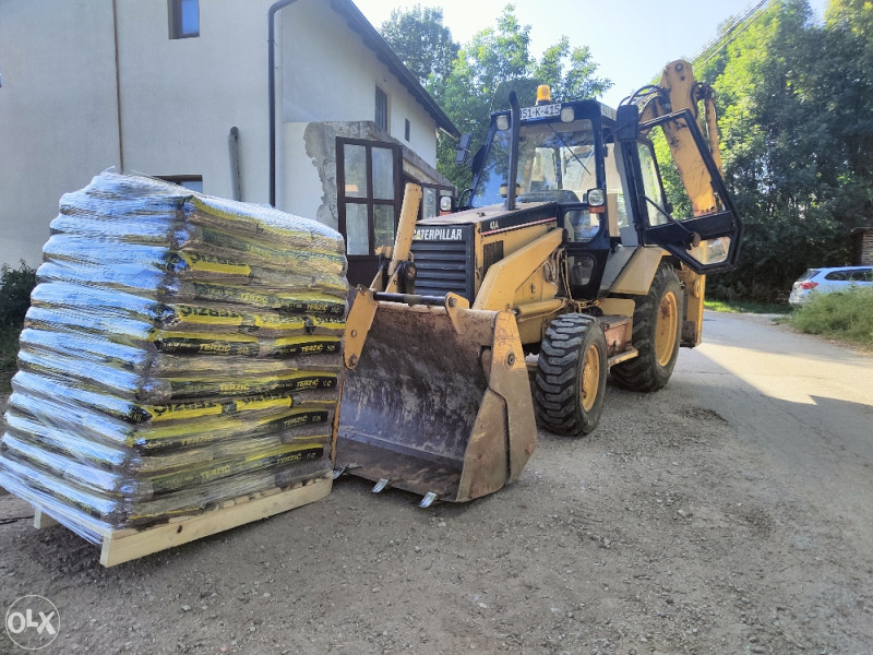 Skip,kombinirka,bager cat caterpillar 428 b - Kombinirke - OLX.ba