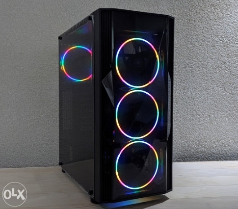 MS Prism RGB Gaming 4-Kulera glass kuciste - Kućišta - OLX.ba