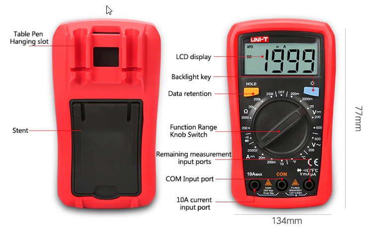 Digitalni multimetar UNI-T UT33A plus UNIT ispitivac - Multimetri - OLX.ba