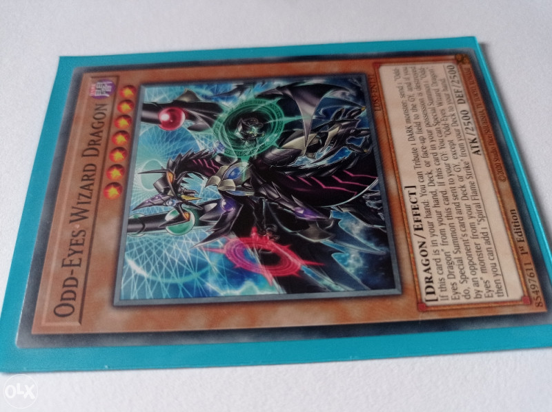 Yu Gi Oh karta Odd Eyes Wizard Dragon - Sličice i albumi - OLX.ba