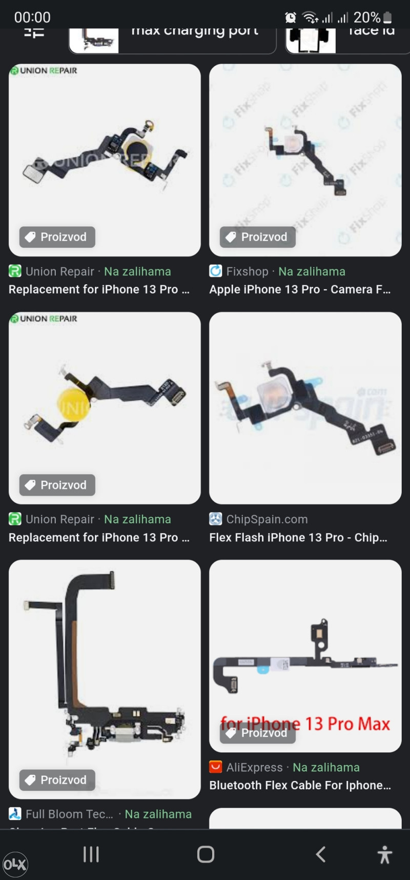 Flet Flex Cabal Kabal Konektor Iphone 13 Pro - Flat/Flex kablovi - OLX.ba