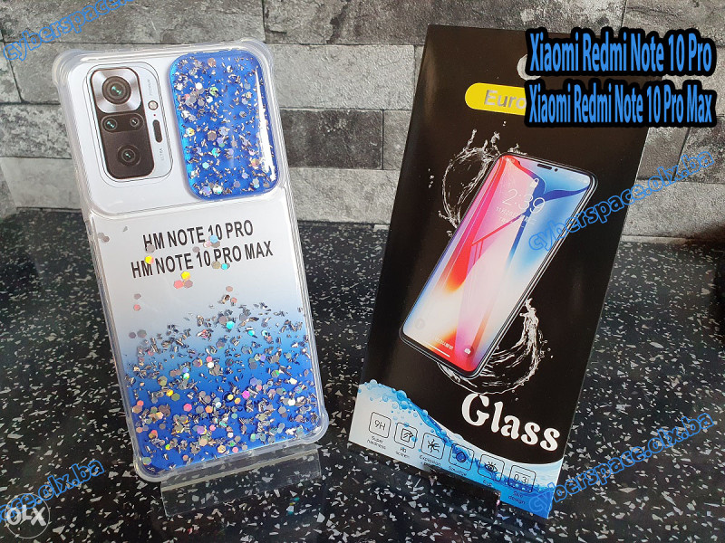 Maska Xiaomi Redmi Note 10 PRO i Zastitno Staklo - Maske/Oklopi - OLX.ba