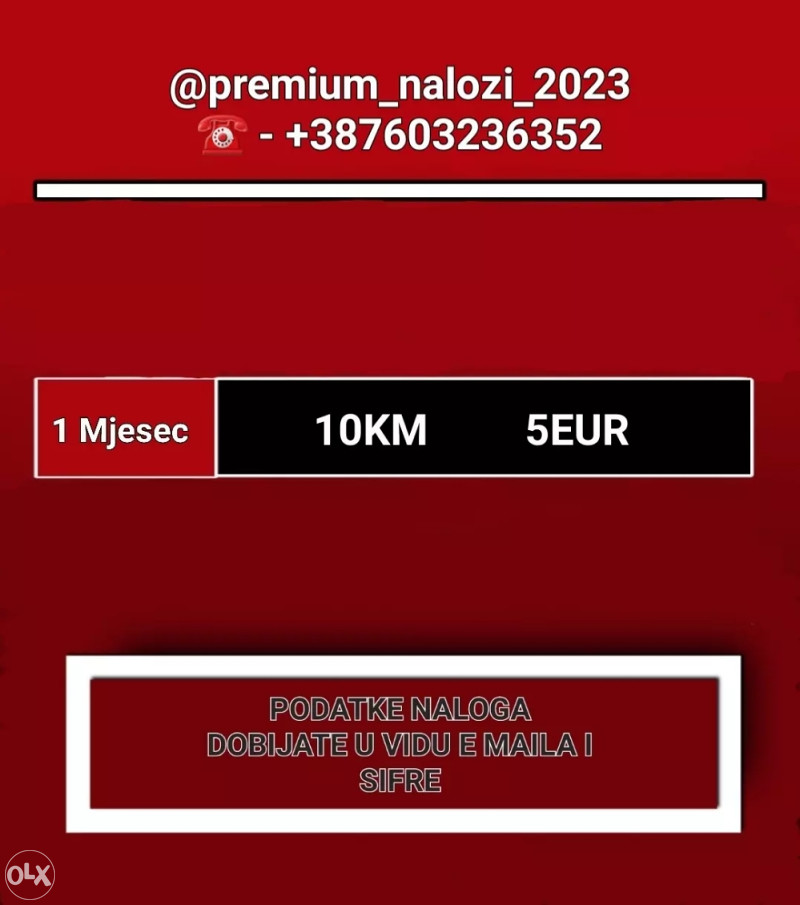 Youtube Premium Account (nalog) [1 MJESEC] - Ostalo - OLX.ba