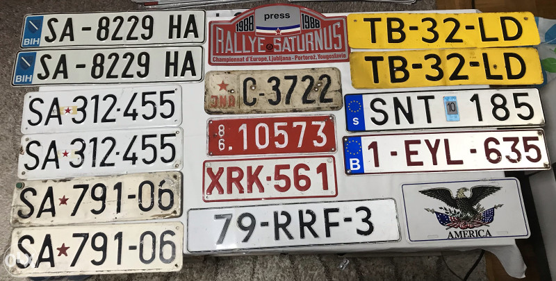 Stare i nevažeće registarske tablice - Tablice za vozila - OLX.ba