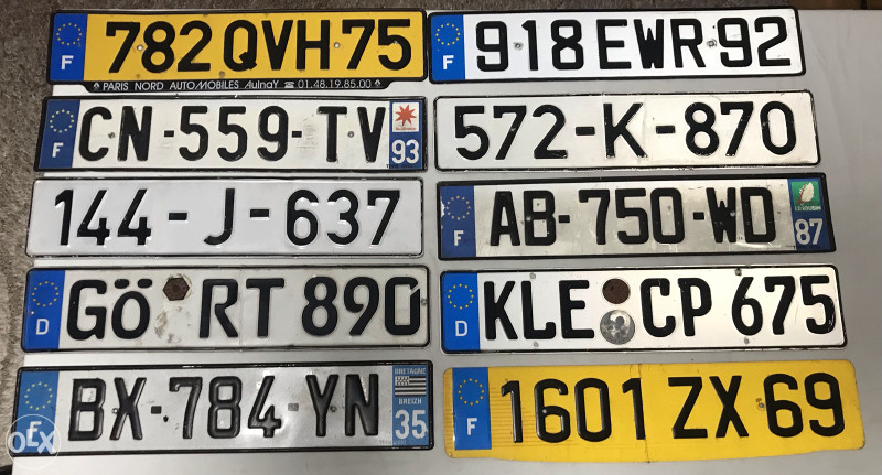 Stare i nevažeće registarske tablice - Tablice za vozila - OLX.ba