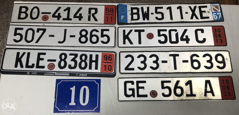 Stare i nevažeće registarske tablice - Tablice za vozila - OLX.ba