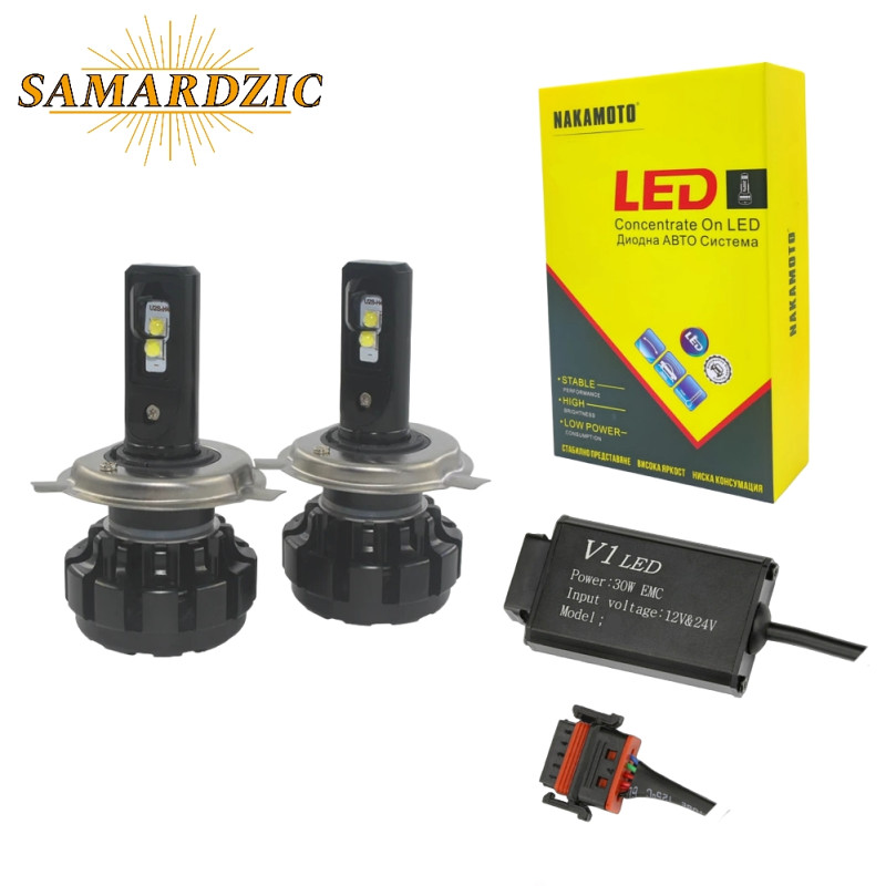 V1 Nakamoto Led H4 Sijalice Ultra Slim CANBUS - Sijalice - OLX.ba