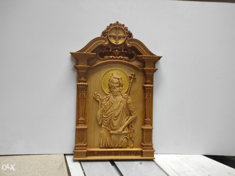 Ikona ikone sveti jovan krstitelj duborez - Ikone i levhe - OLX.ba