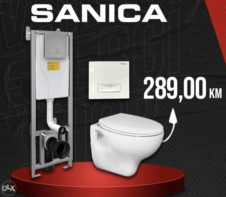 UGRADBENI VODOKOTLIC SET KOMPLET TIPKA WC SOLJA DASKA - Vodokotlići ...