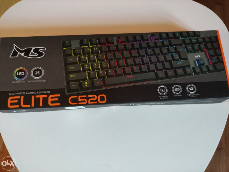 MS Elite C520 RGB RED switch mehanicka tastatura - Tastature - OLX.ba